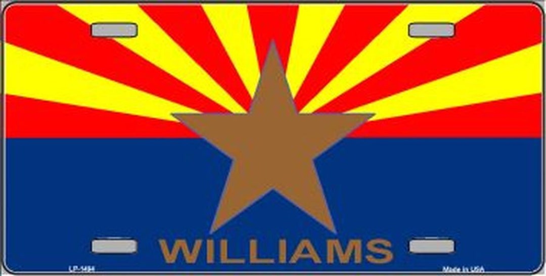 WILLIAMS ARIZONA Flag Metal License Plate Craft Supply - Etsy