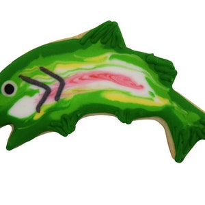 SALMON Cookie Cutter Metal 4.5 Inches Stencil Fondant | Etsy