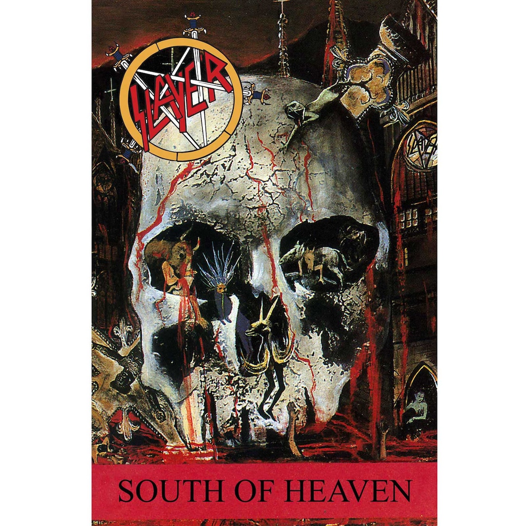 SLAYER Textile Poster Flag Approx 41x28 Inch Slayer South of Heaven ...