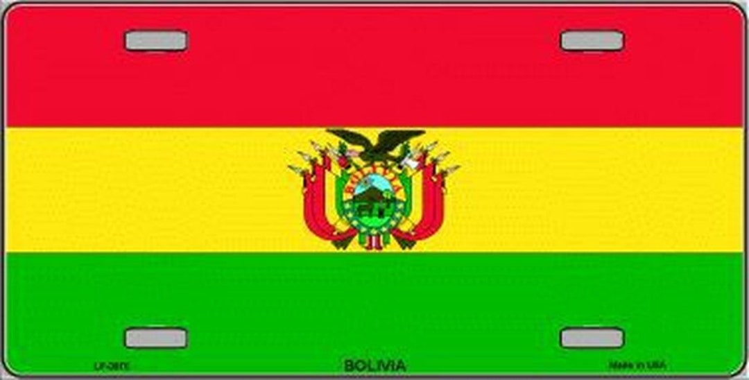 BOLIVIA FLAG Metal License Plate Sign Novelty Vanity Craft Supply - Etsy