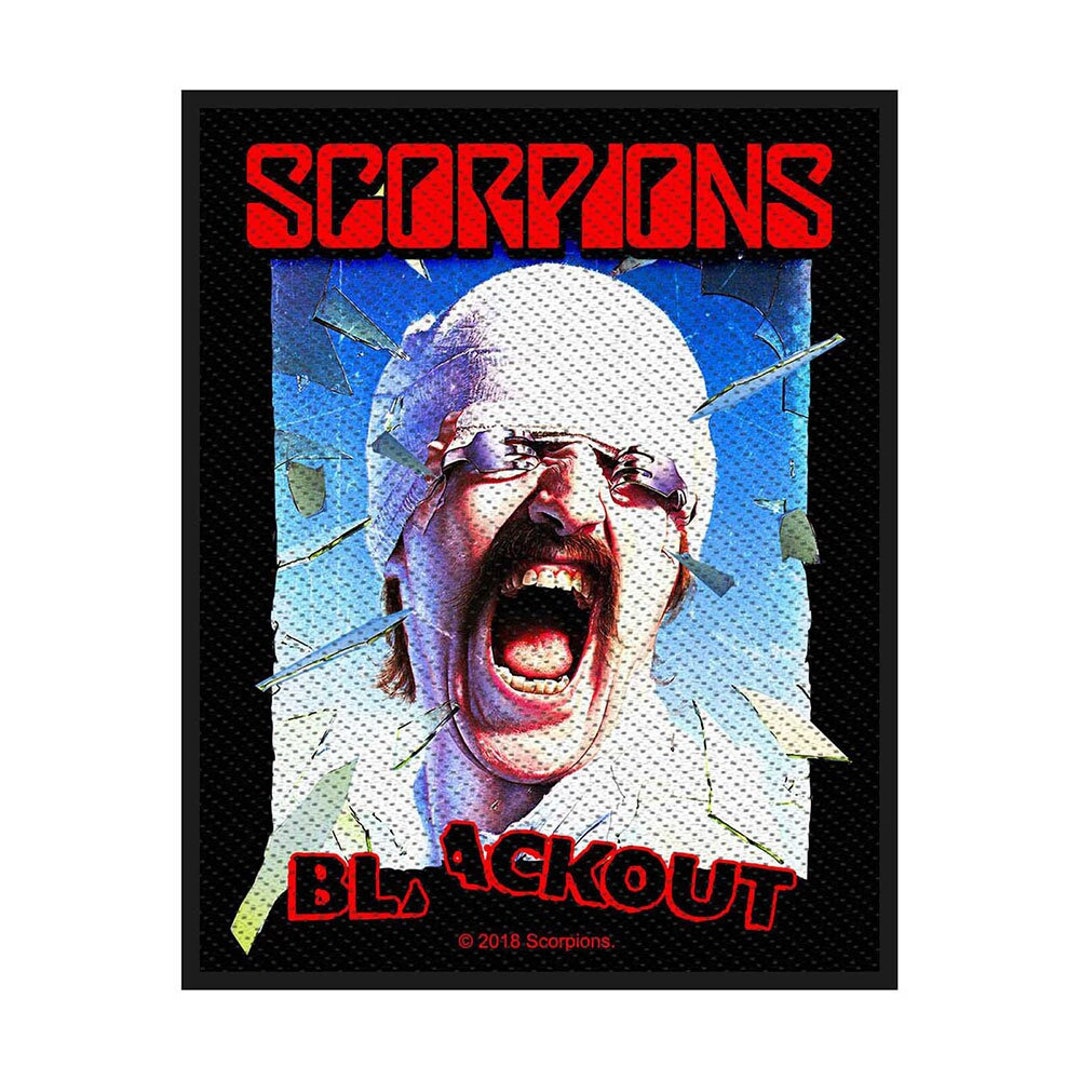 SCORPIONS Blackout Patch 3x4 Inch Hard Rock Band Embroidered Patch ...