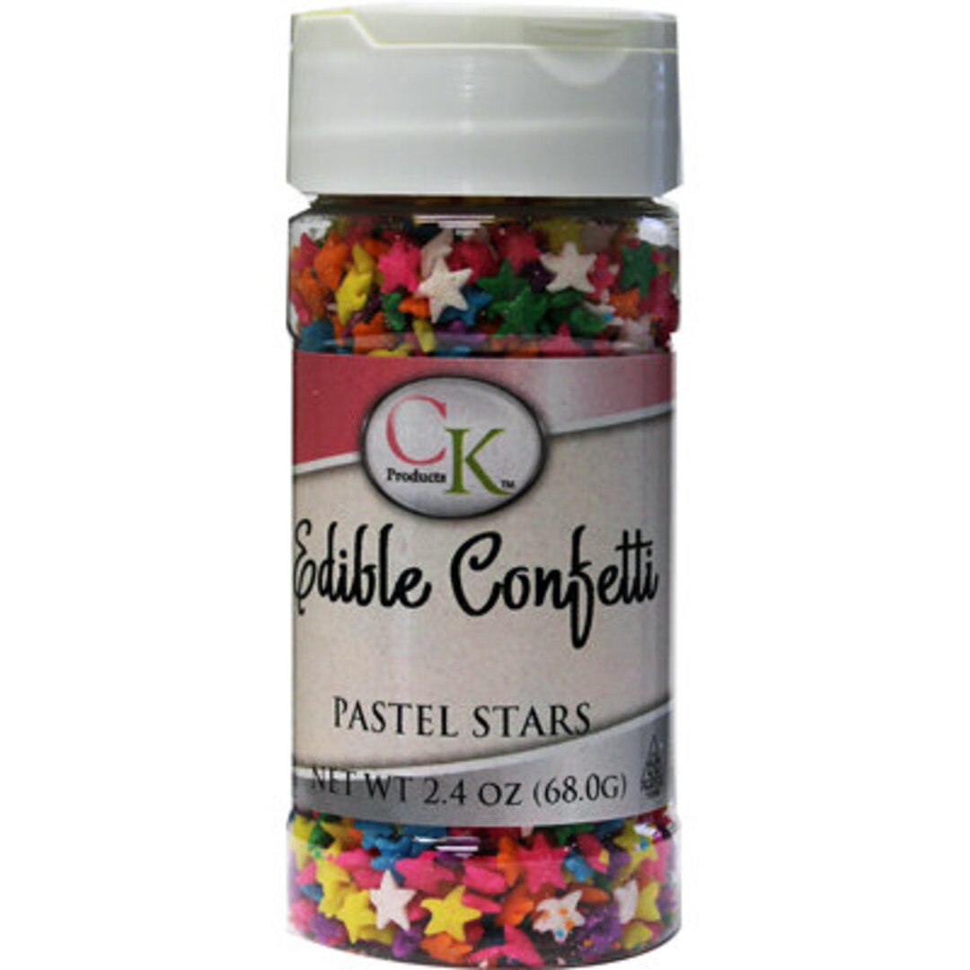 Pastel Stars Sprinkles Edible Confetti Quins for Cupcakes - Etsy