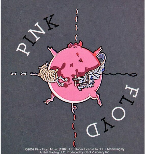 PINK FLOYD Pig Sticker Decal Rock Band | Etsy