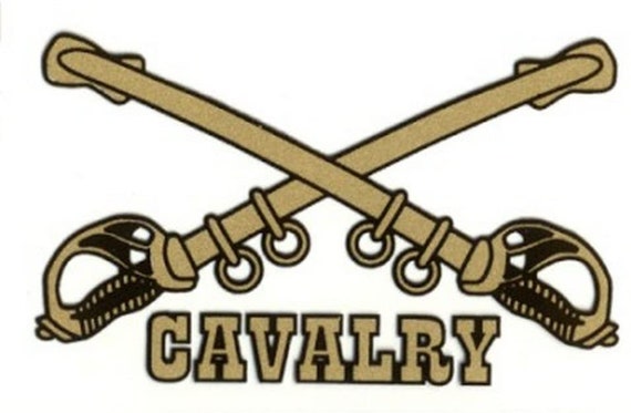 U.S. ARMY CAVALRY Clear Decal Sticker United States Army - Etsy