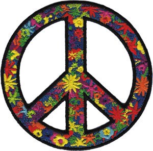 Flower Power Patch Peace Sign Love Happiness Freedom Pride - Etsy