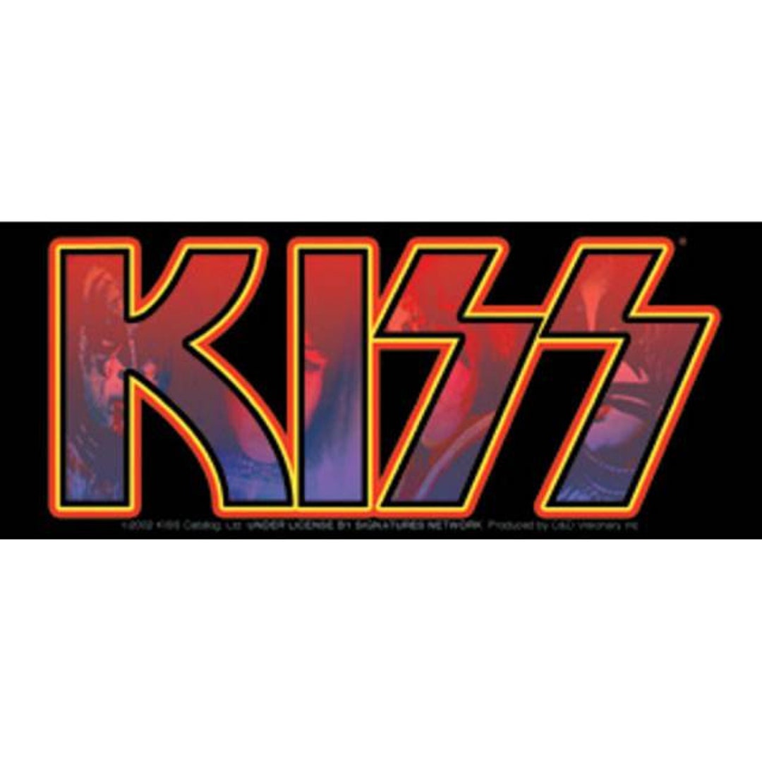 KISS Logo Sticker Decal Vinyl Rock Band Decal Sticker Craft Supply - Etsy