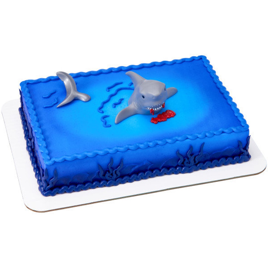 Shark Creations Cake Topper Shark Creations Birthday Party Shark Fan ...