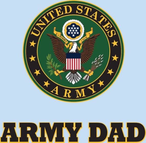 U.S. ARMY DAD Clear Decal Sticker United States ARMY Clear - Etsy