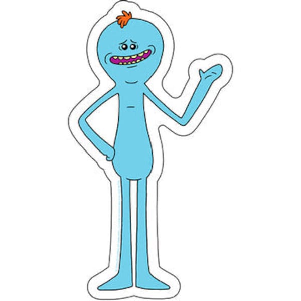 Mr Meeseeks Decal - Etsy