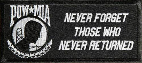 Never Forget Those Who Never Returned POW MIA VET Embroidered | Etsy