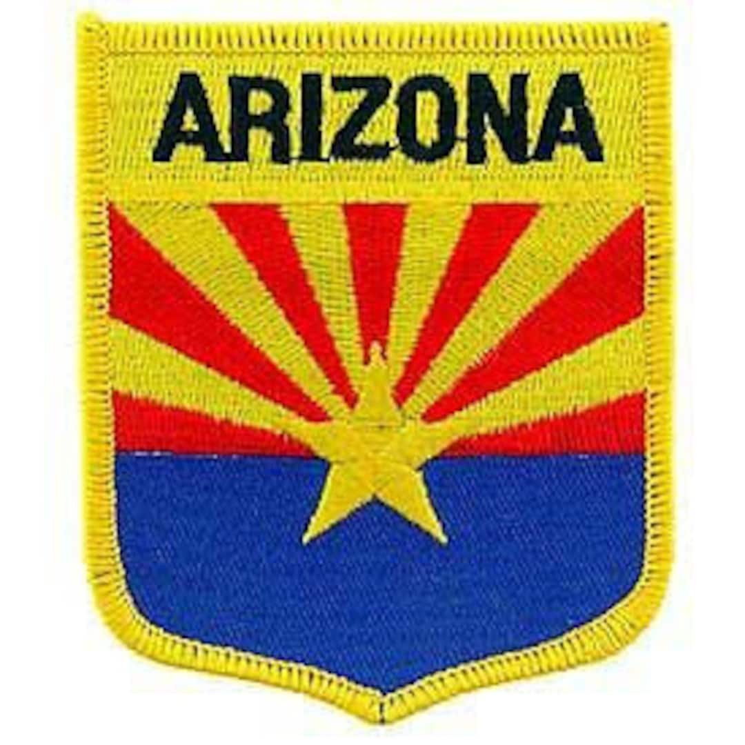 ARIZONA State Shield Embroidered Patch Applique USA United States of ...