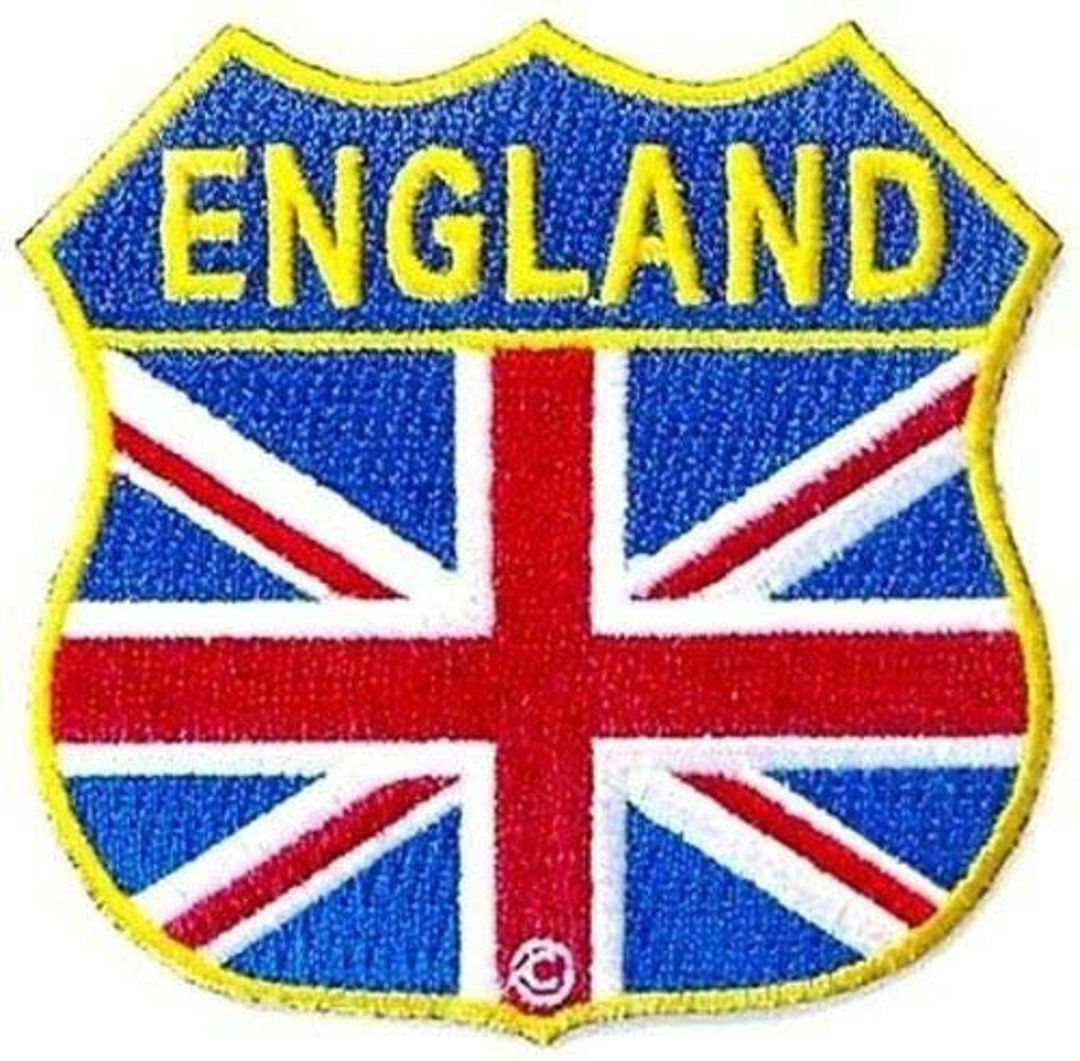 England Shield UK GB British London Flag Embroidered Patch Craft Supply ...
