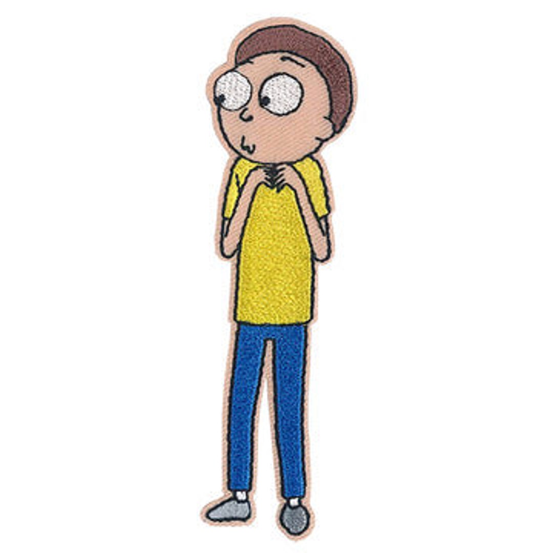 RICK & MORTY Derp Morty Patch 1.4x4.25 Inch Adult Swim Cartoon Network ...
