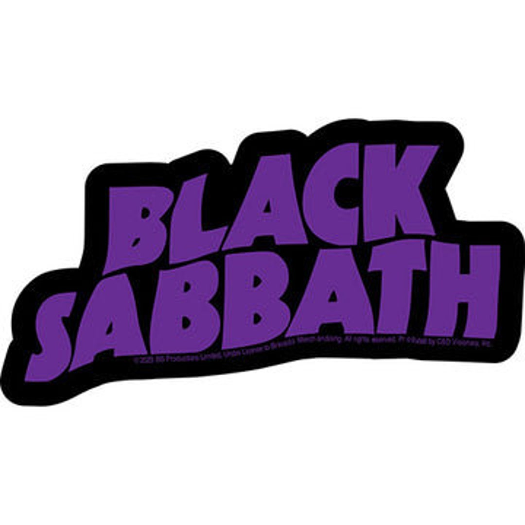 BLACK SABBATH Logo Sticker Decal 5.5x3 Inch Black Sabbath Group Logo ...