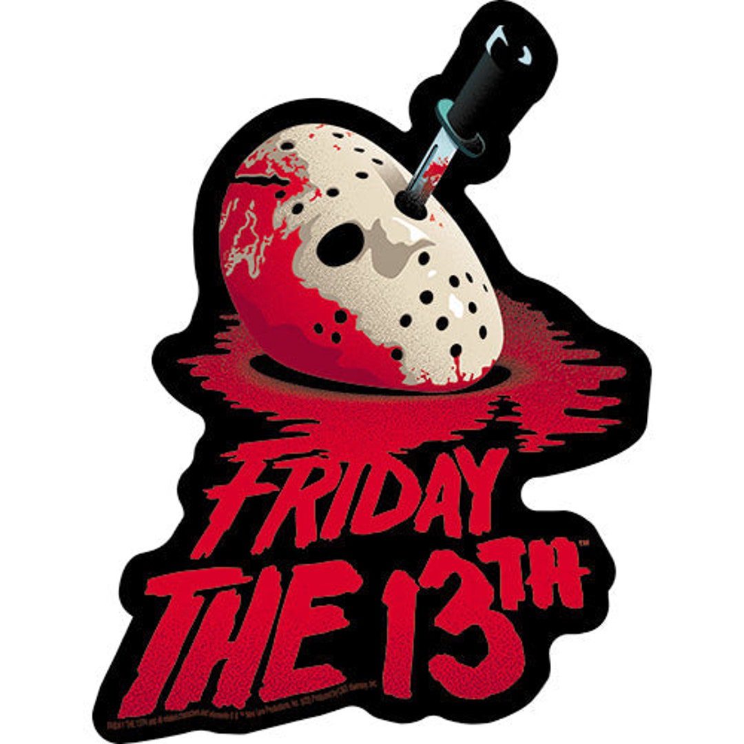 FRIDAY THE 13TH Logo Sticker Decal 4.125x5.5 Inch Jason - Etsy