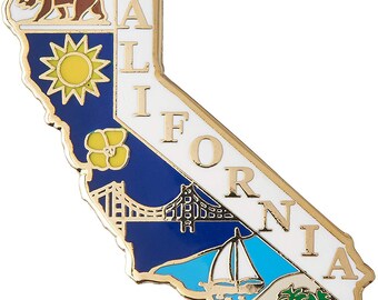 California State Pin - Etsy