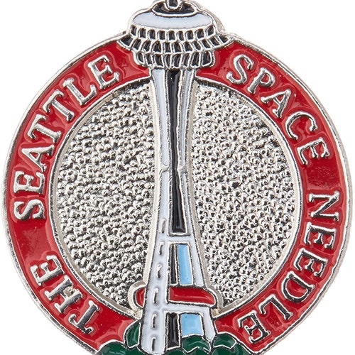Seattle Enamel Lapel Pin | Etsy