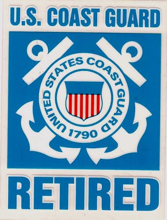 Coast Guard Window Decals