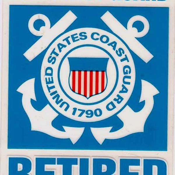 Coast Guard Vehicle Decal - Etsy