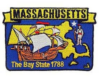 Massachusetts Patch | Etsy