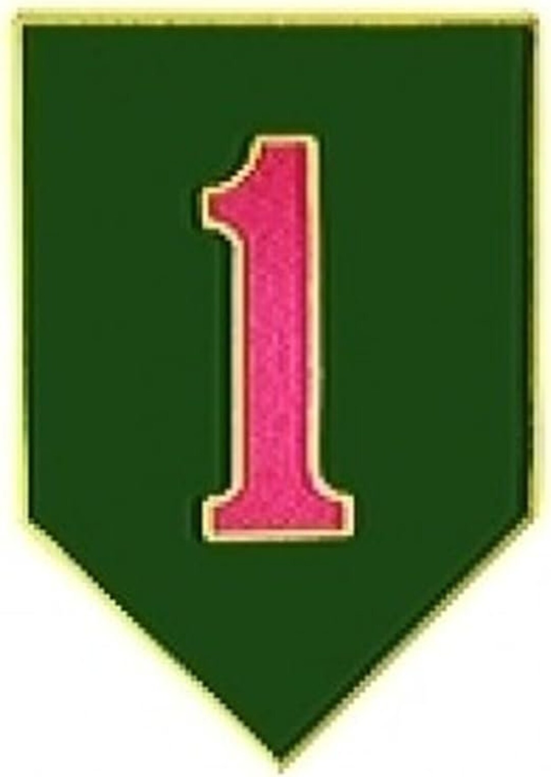 ARMY 1st Infantry Division Combat Lapel Pin 1 Inch United States Army ...