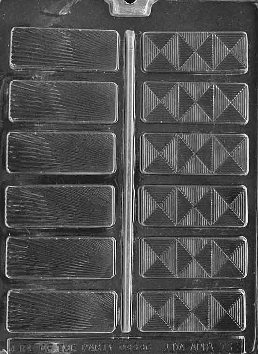 FANCY BARS Chocolate Candy Mold Craft Supply - Etsy