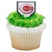 12 CINCINNATI REDS Cupcake Rings MLB Home Plate Cake Toppers for ...