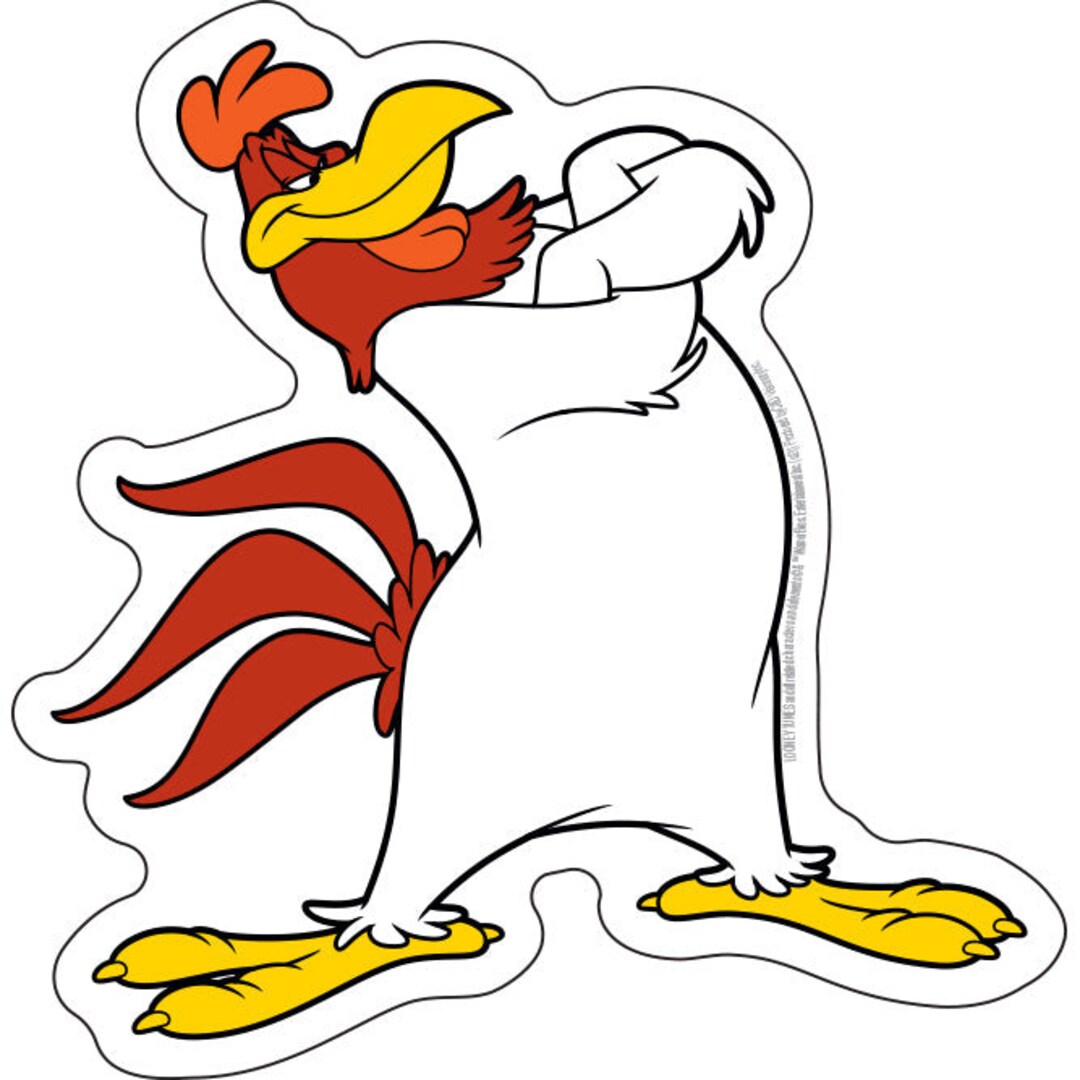 FOGHORN Standing Sticker Decal 5x5 Inch Looney Tunes Cartoon Foghorn ...