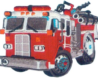 Firetruck Patch | Etsy
