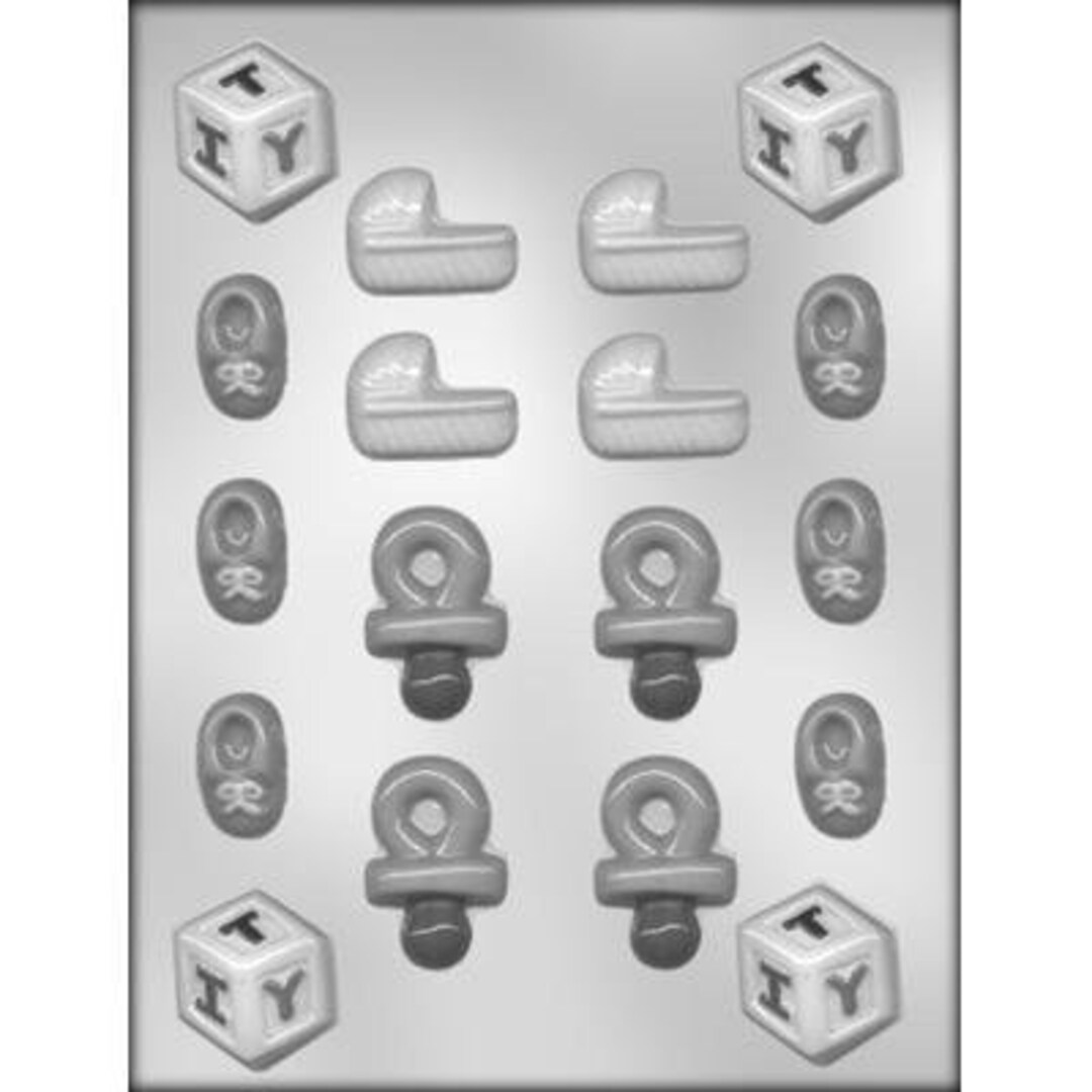 BABY SHOWER Assortment Chocolate Candy Mold Baby Shower - Etsy