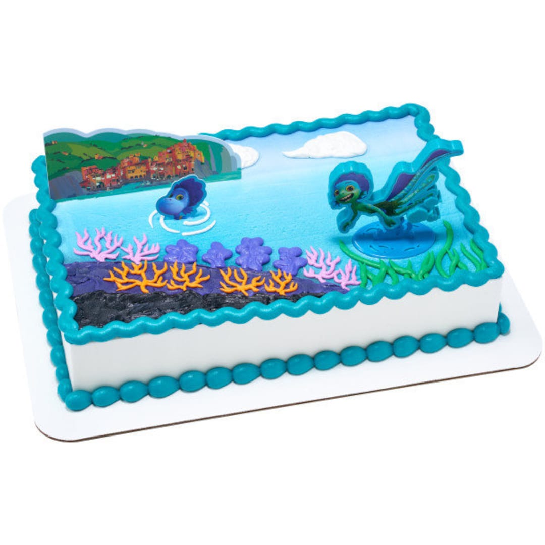 LUCA Cake Topper Disney Pixar's Luca the World is Yours Birthday Party ...
