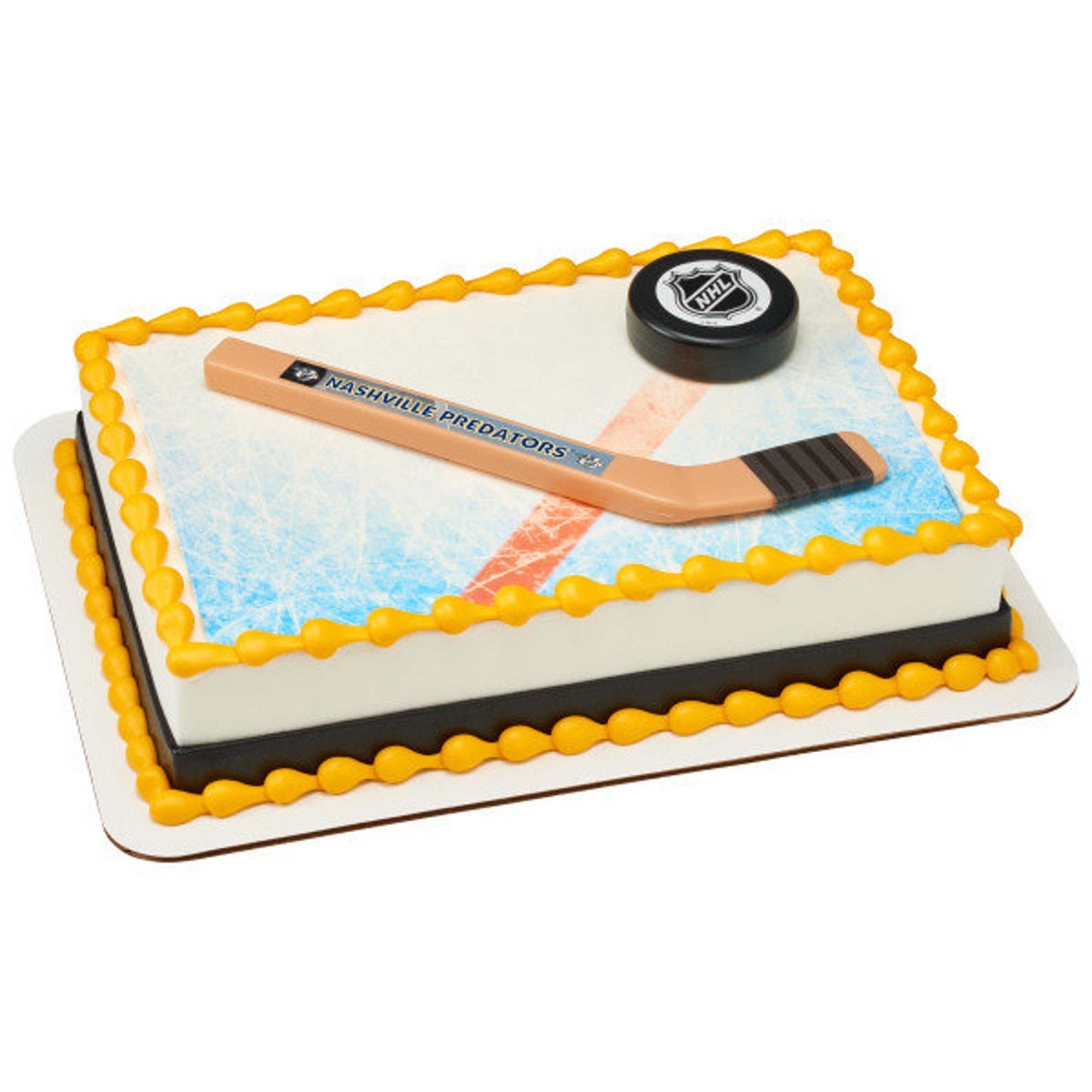 NASHVILLE PREDATORS Cake Topper NHL Slap Shot Cake Decoration | Etsy