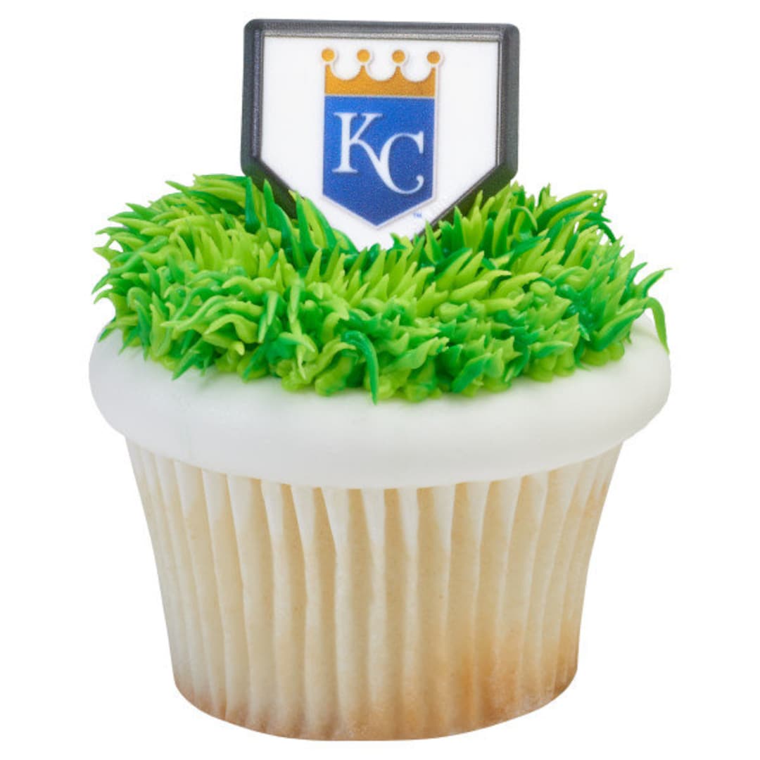 12 KANSAS CITY ROYALS Cupcake Rings Mlb Kansas City Royals Home Plate ...