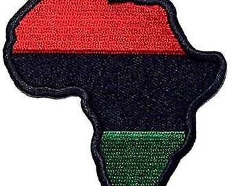 AFRICAN FLAG AFRICA Country Embroidered Patch | Etsy
