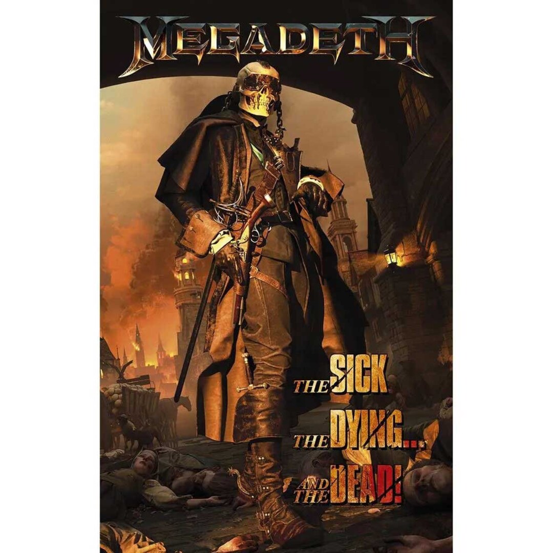 MEGADETH Textile Poster Flag Approx 41x28 Inch Megadeth - Etsy