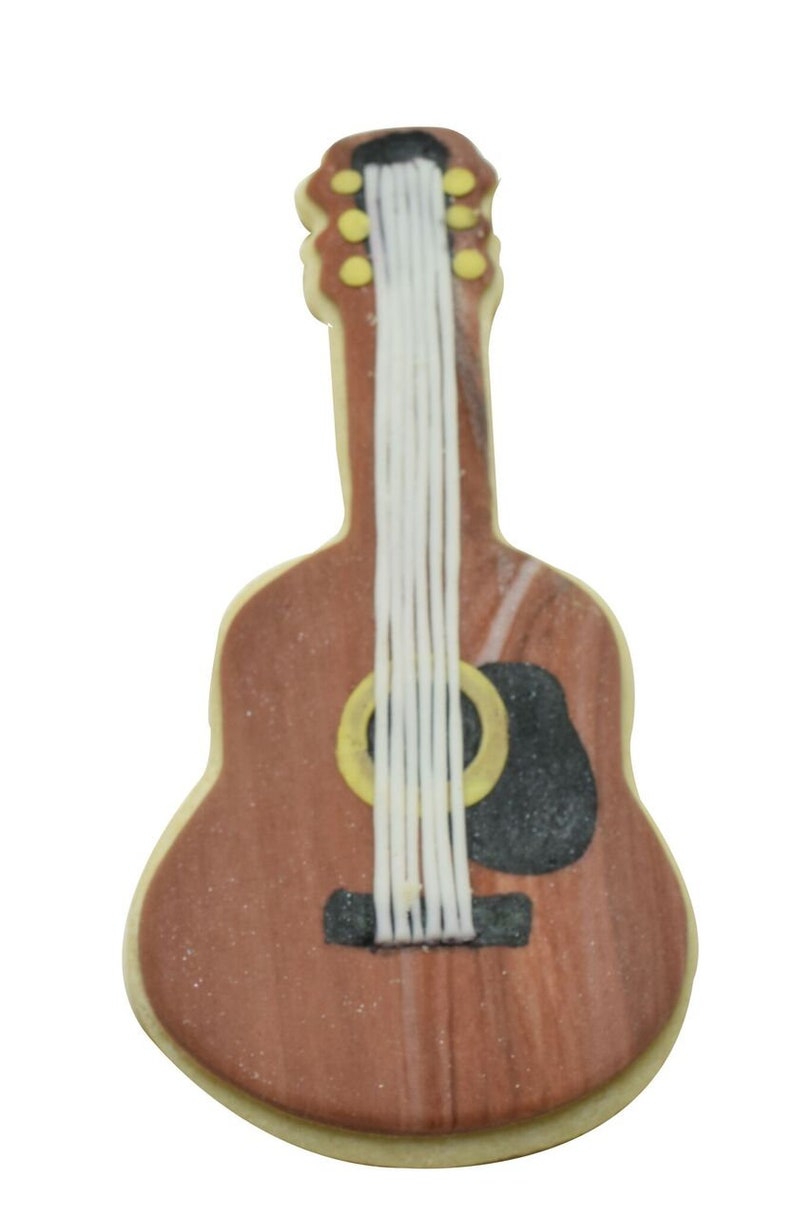 GUITAR Cookie Cutter Metal 4.5 Inches Stencil Fondant Craft - Etsy