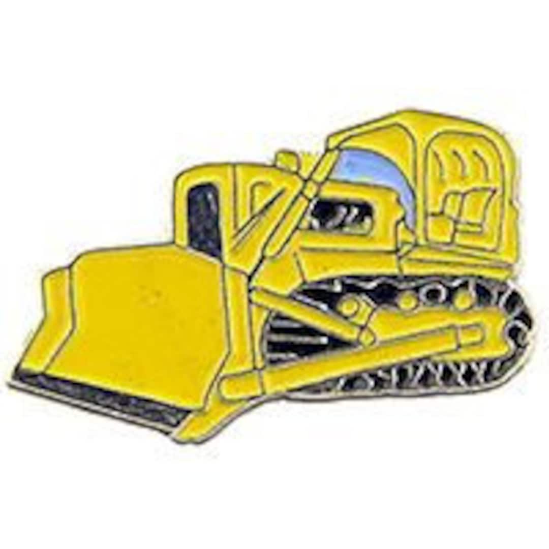 Bulldozer Lapel Pin Digger Tractor Construction Bulldozer Excavator ...