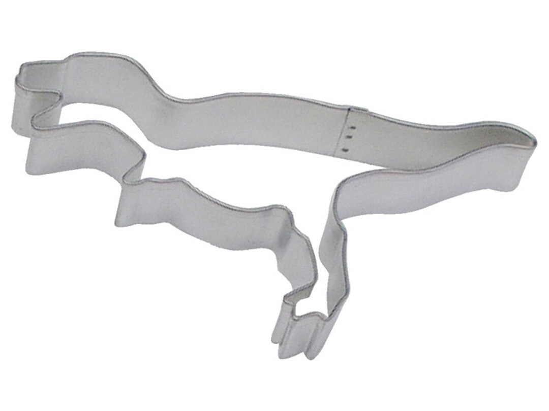 T-REX TREX TYRANNOSAURUS Cookie Cutter Metal 6 Inches Stencil Fondant ...