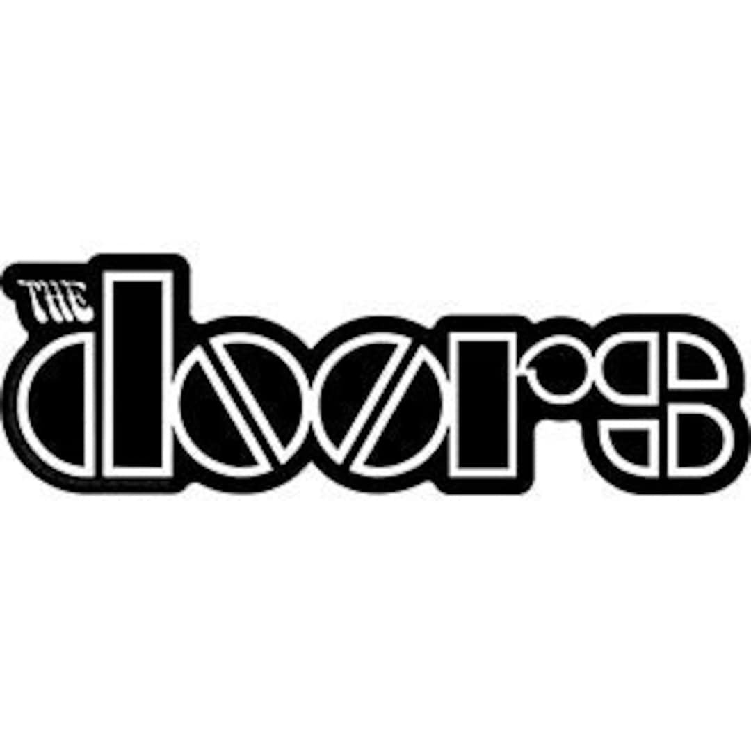 THE DOORS Band Logo Sticker Decal 6x2 Inch Jim Morrison American Rock ...