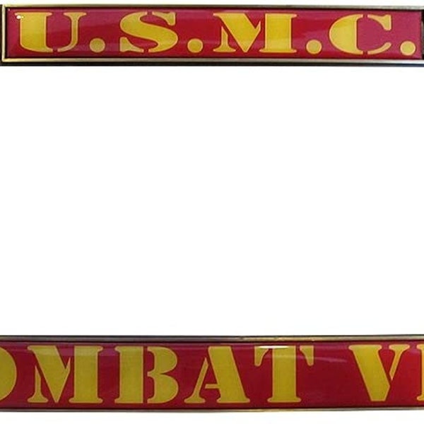Metal Usmc License Plate - Etsy