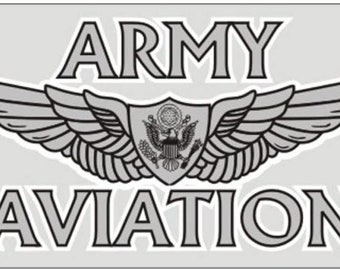 Army Aviation Decal | Etsy