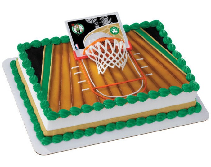 BOSTON CELTICS Cake Topper NBA Birthday Slam Dunk Team Cake Decoration ...