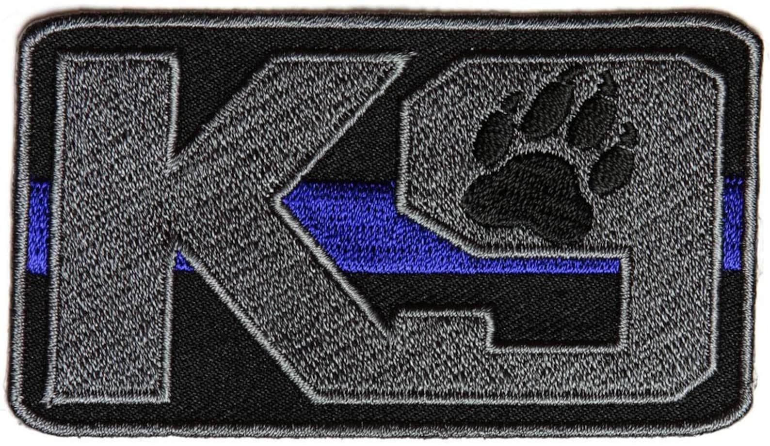 K-9 THIN BLUE LINE K9 Police Law Enforcement Dog Embroidered | Etsy