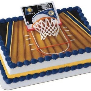 INDIANA PACERS Cake Topper NBA Birthday Slam Dunk Team Cake - Etsy