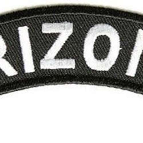 ARIZONA STATE Rocker Biker Motorcycle Embroidered Patch Craft - Etsy