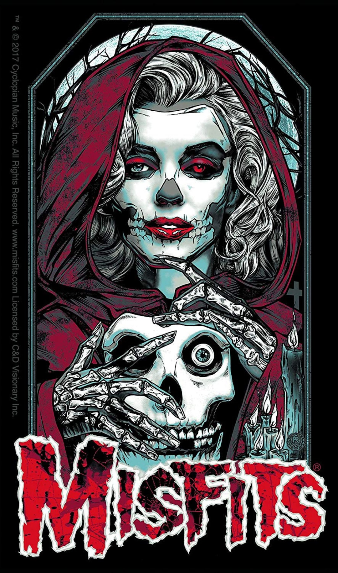 MISFITS Unmasked Skull Sticker Decal Rock Band Craft Supply - Etsy