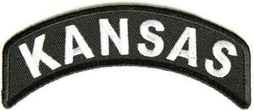 KANSAS STATE Rocker Biker Motorcycle Embroidered Patch Craft - Etsy