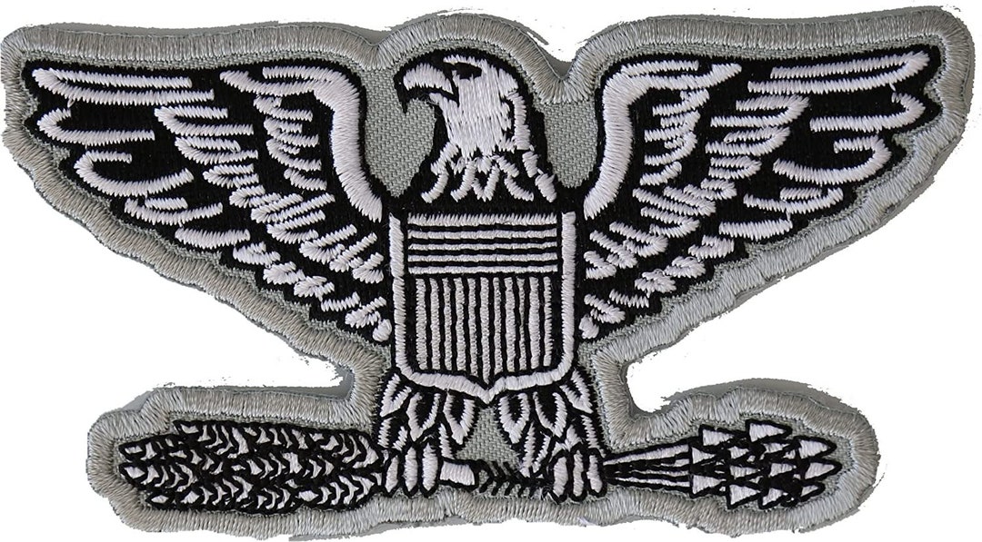 Colonel Eagle Insignia Patch 4x2.1 Inch Military Embroidered Patch ...
