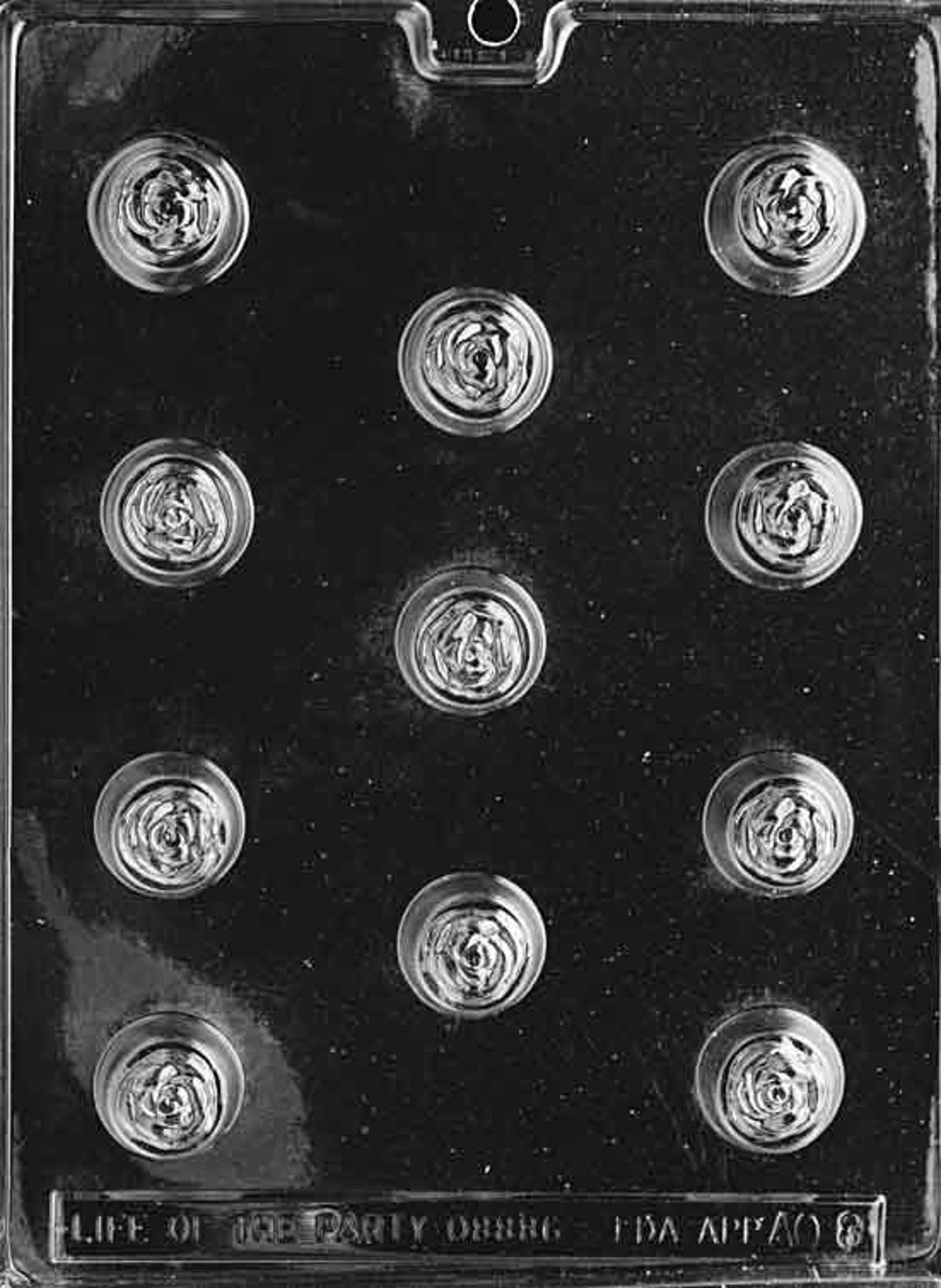 ROSE BON-BON Topped Chocolate Candy Mold Craft Supply - Etsy