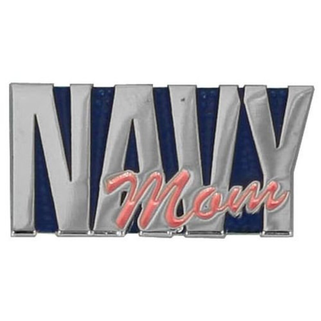 NAVY MOM Lapel Pin United States Navy USN Mom Military Enamel Pin for ...